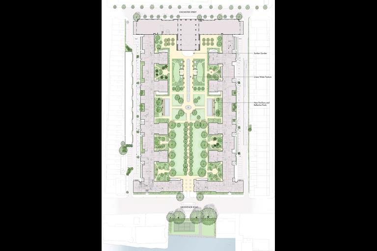 Eric Parry unveils redevelopment of Dolphin Square flats | News ...